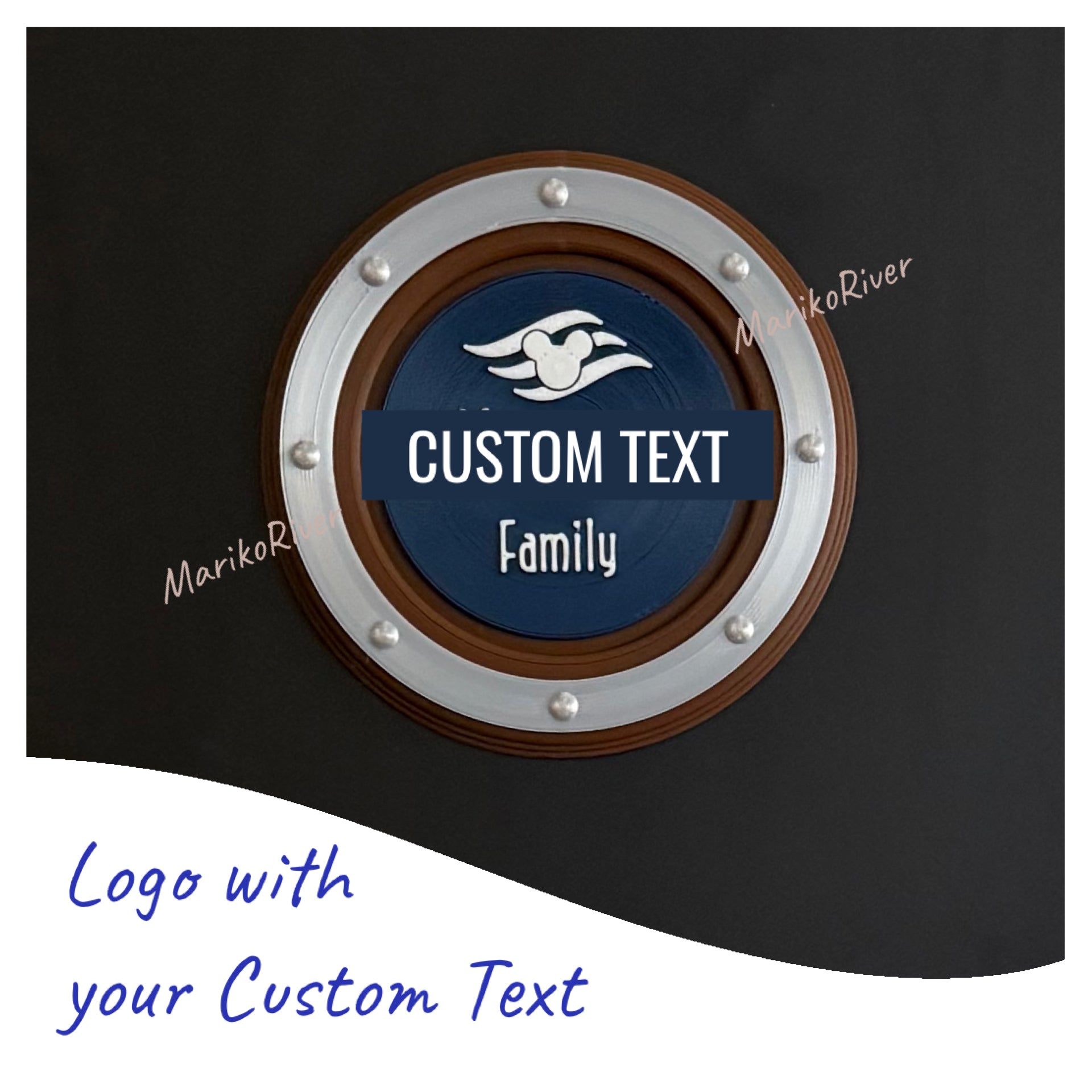 Cruise Porthole door decor – Mariko River